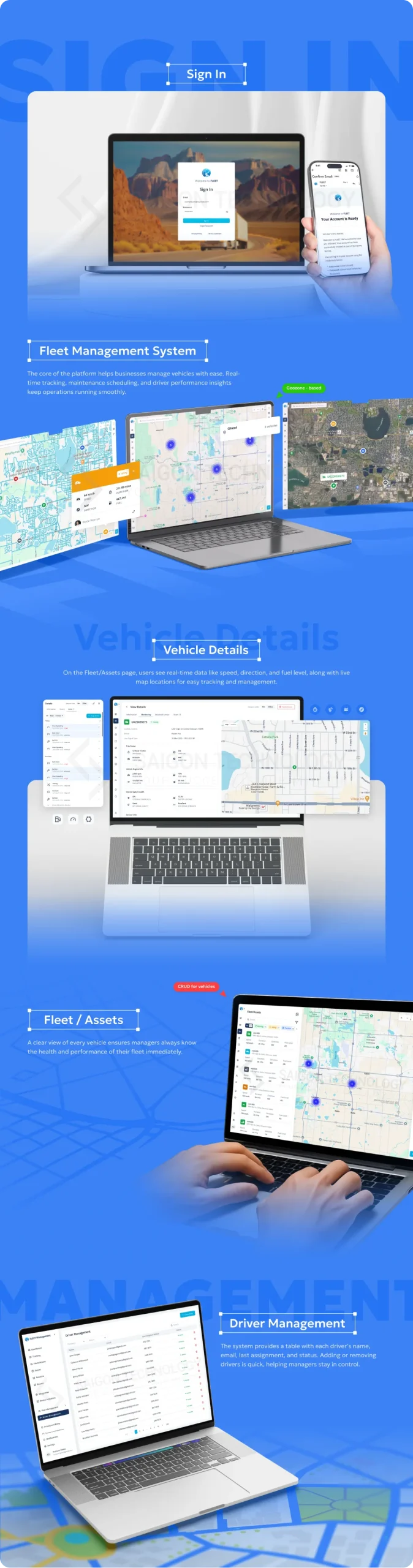 Fleet Management Platform - Saigon Technology